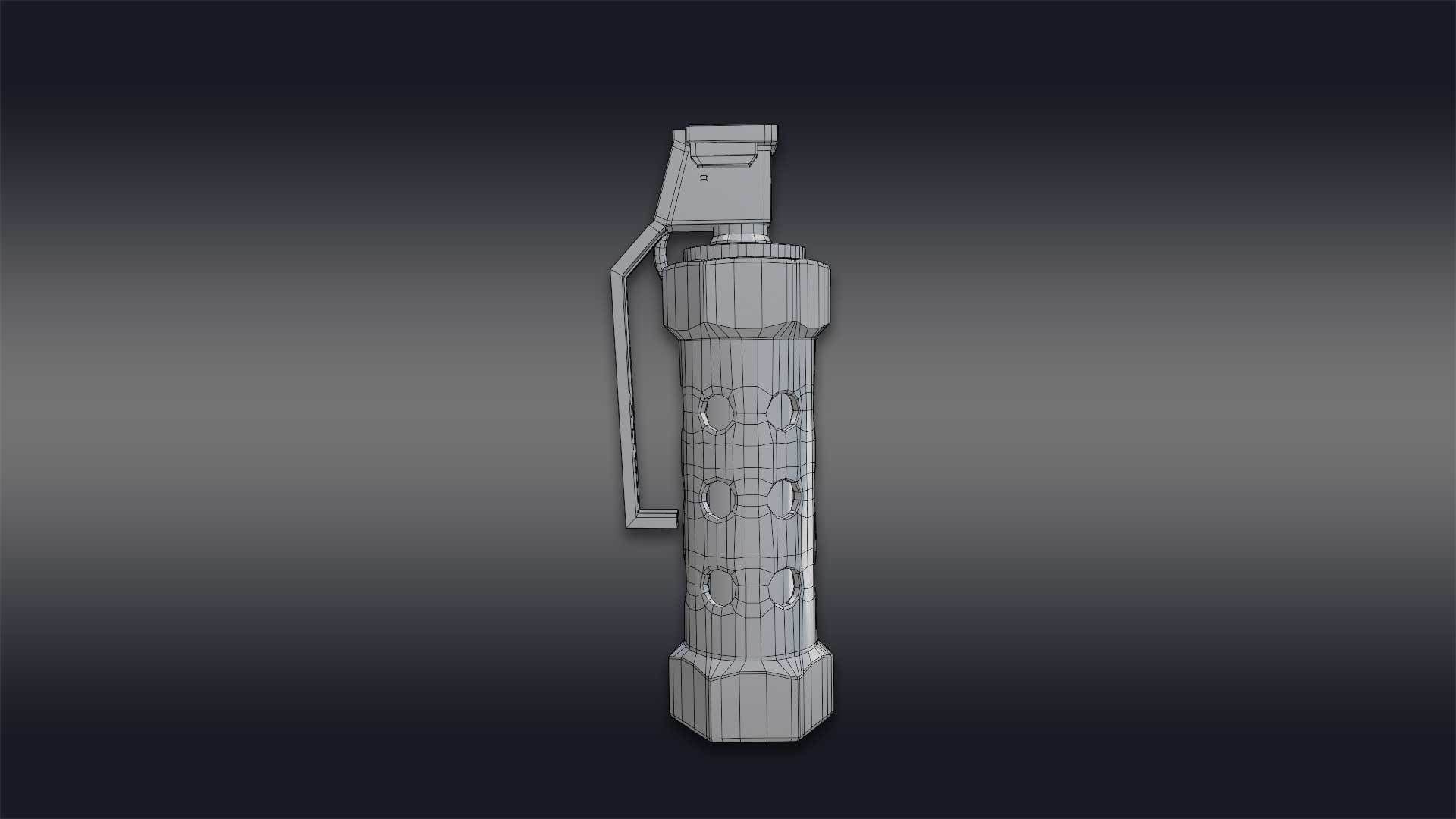 Stun Grenade - Military 3D model | CGTrader