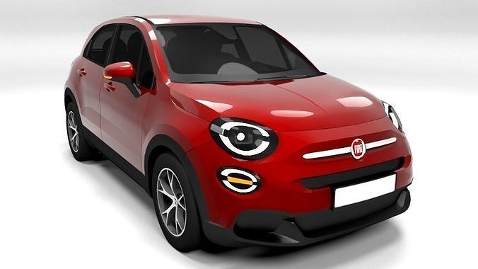 3D model FIAT 500X VR / AR / low-poly | CGTrader
