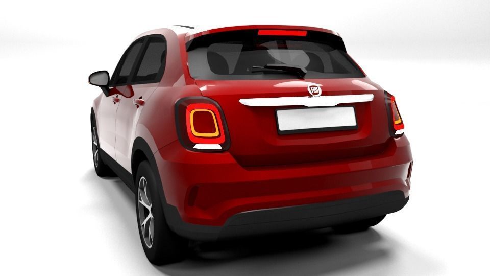 3D model FIAT 500X VR / AR / low-poly | CGTrader