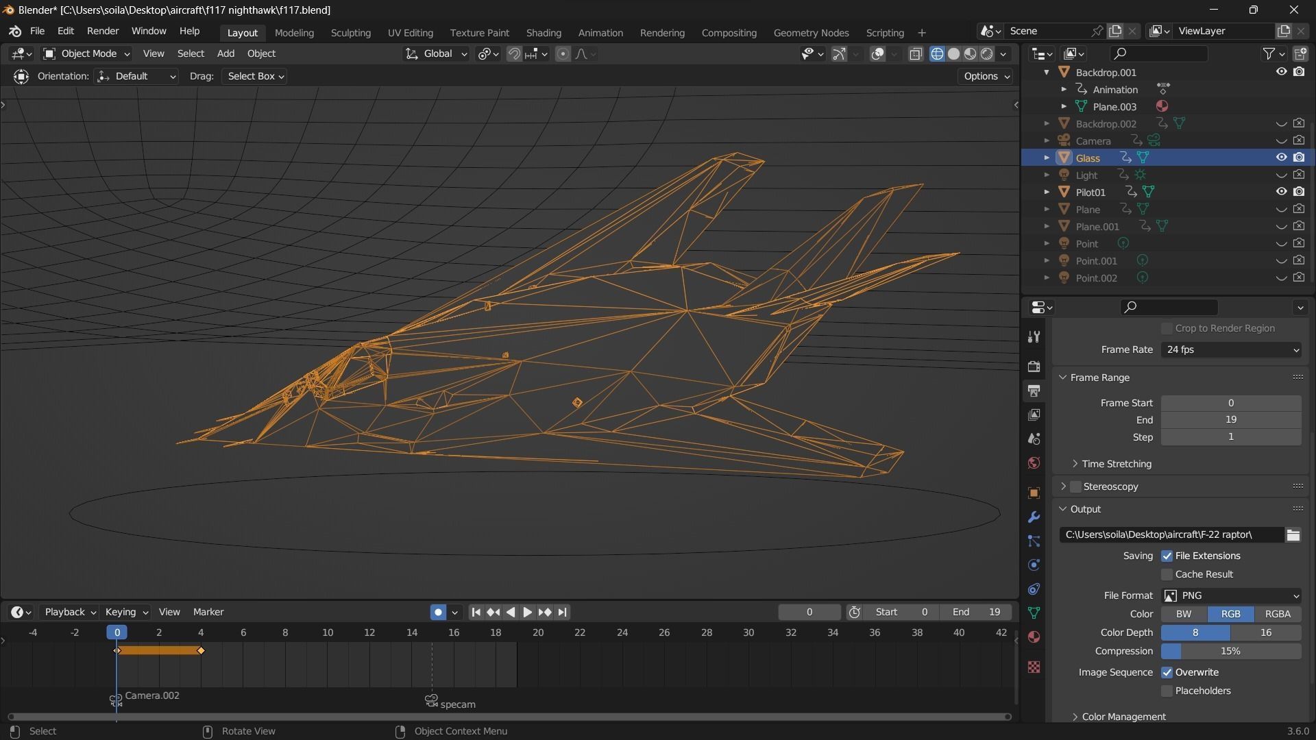 3D model F117 Nighthawk Stealth - Photorealistic Millitary Aircraft VR ...