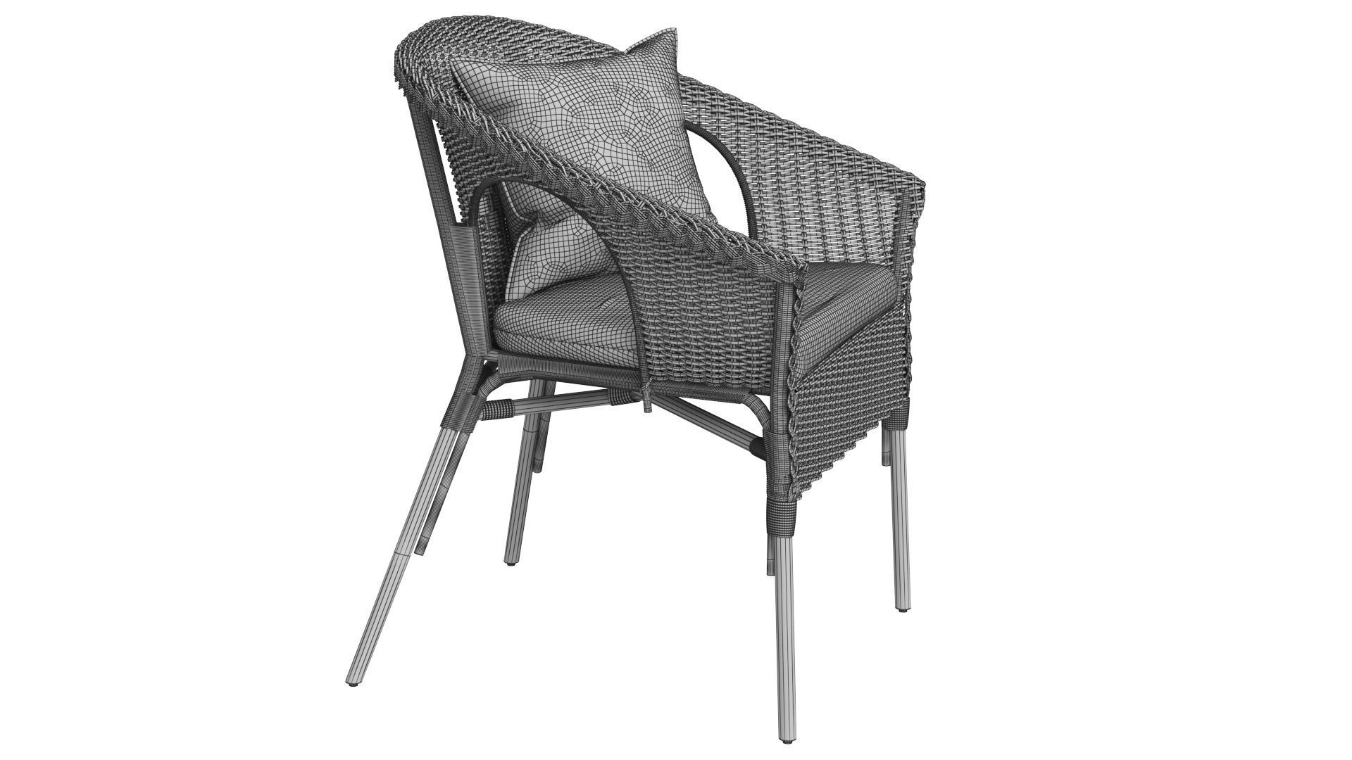IKEA Agen Chair with Cushion 3D model | CGTrader