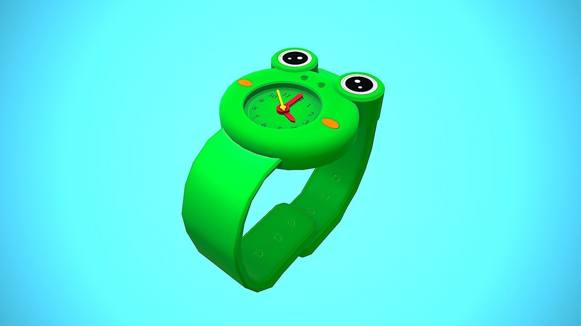 3D model FROG WRIST WATCH CARTOON STYLIZED VR / AR / low-poly | CGTrader