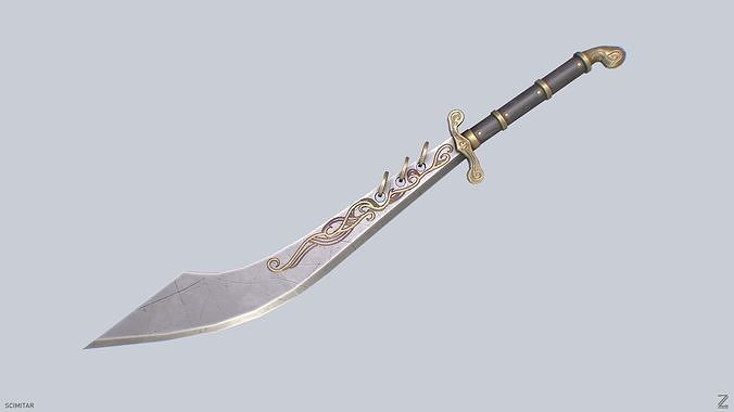 3D model Scimitar VR / AR / low-poly | CGTrader