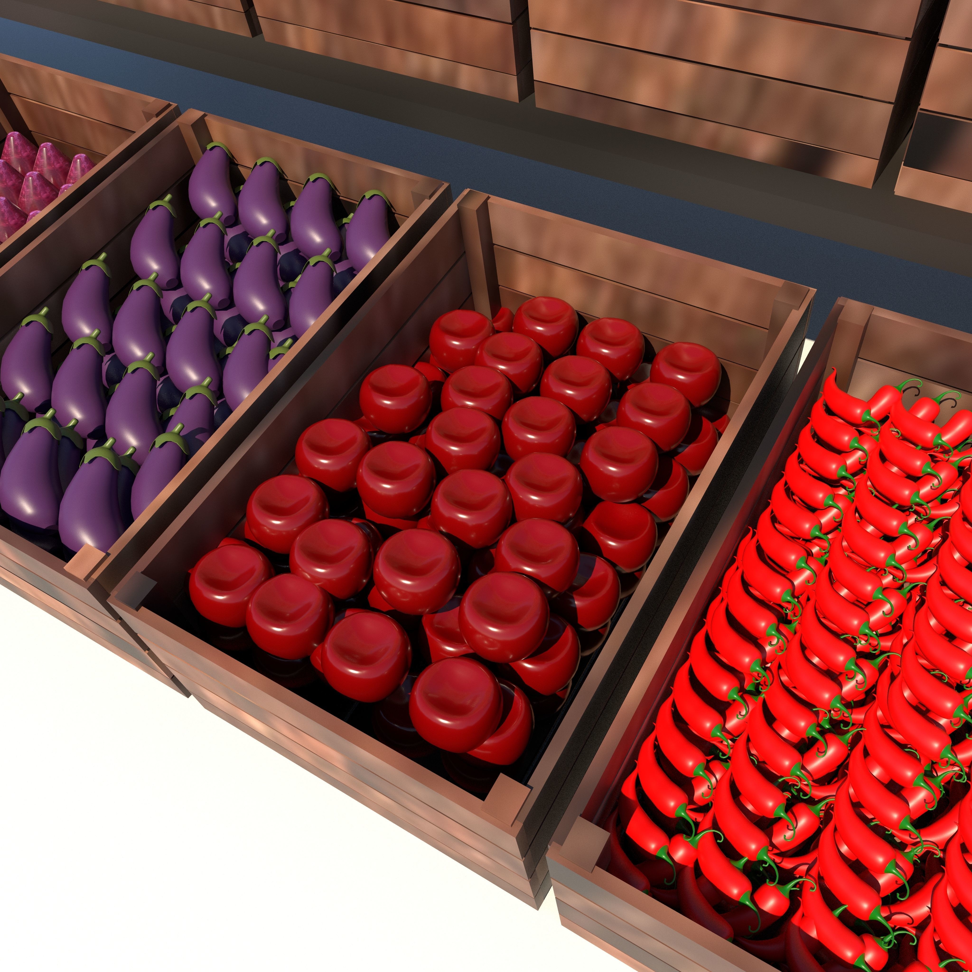 3D model market stall VR / AR / low-poly | CGTrader