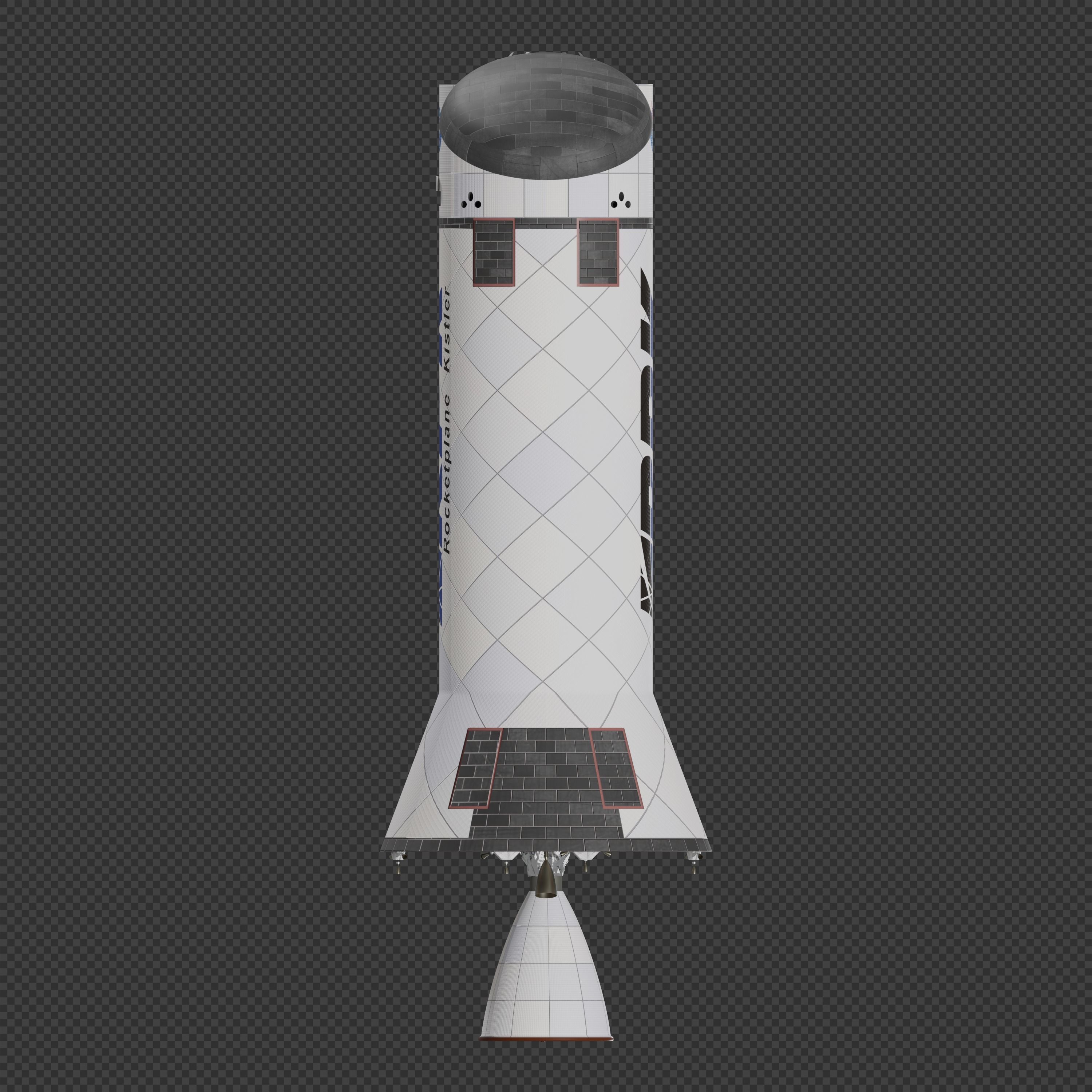 Kistler K-1 Rocket 3D model | CGTrader