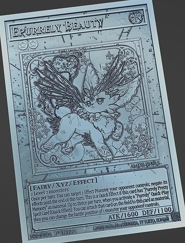 EPURRELY BEAUTY - YUGIOH 3D model 3D printable | CGTrader