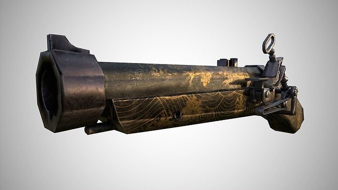 Ashina Isshin Gun free 3D model | CGTrader