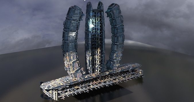 3D model Alien Deepsea rig base VR / AR / low-poly | CGTrader