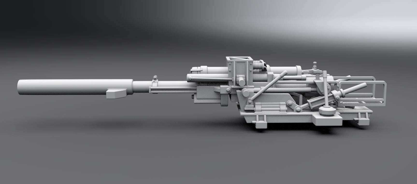 M102 for AC130 scale model 3D model 3D printable | CGTrader