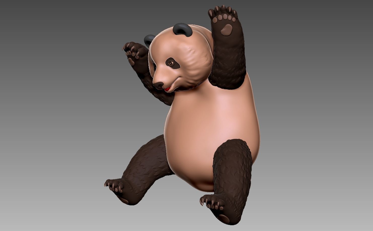 Panda 3D model A 3D model 3D printable | CGTrader