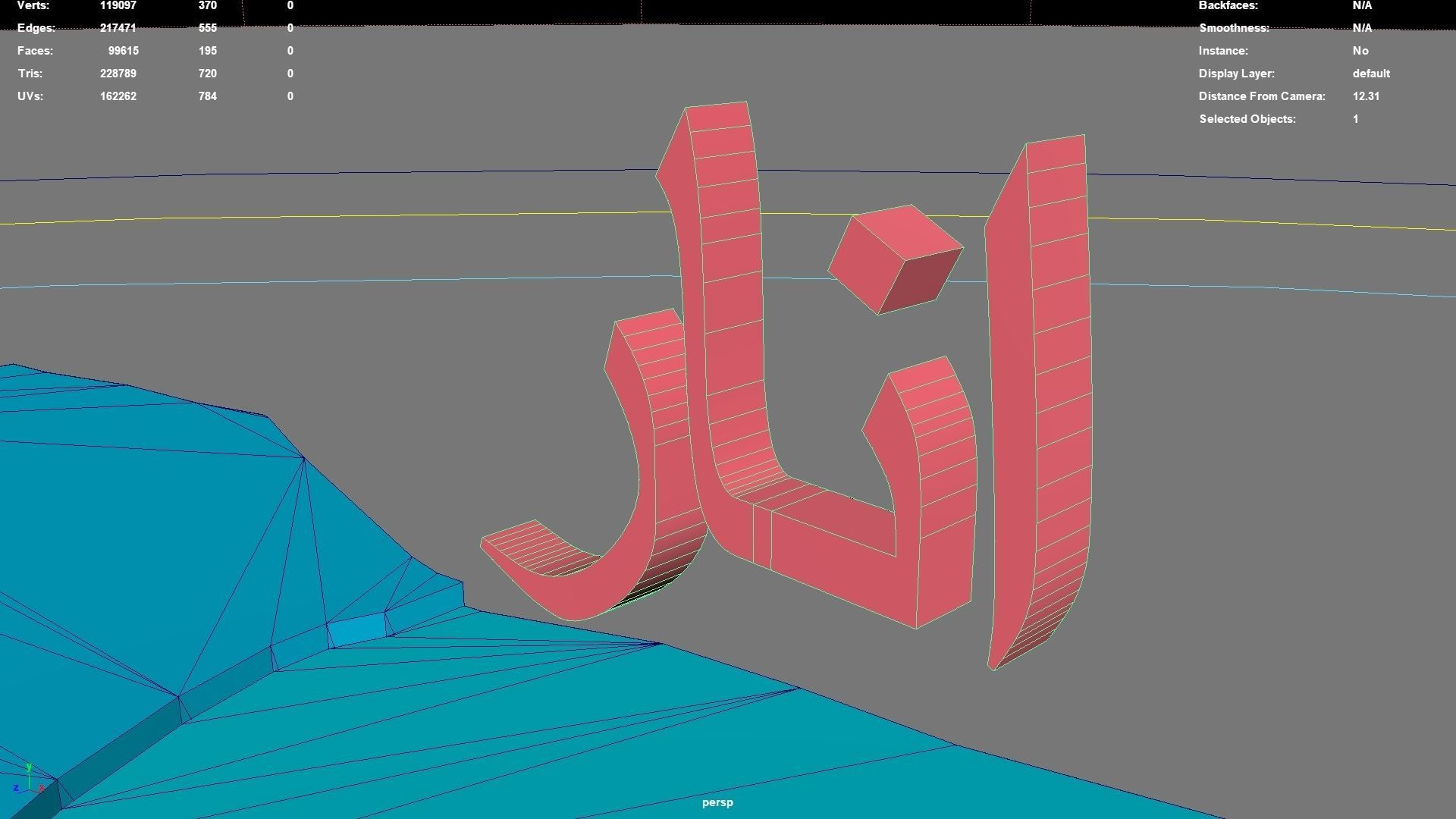 Kerman Province Iran map region geography political geographic 3D model ...