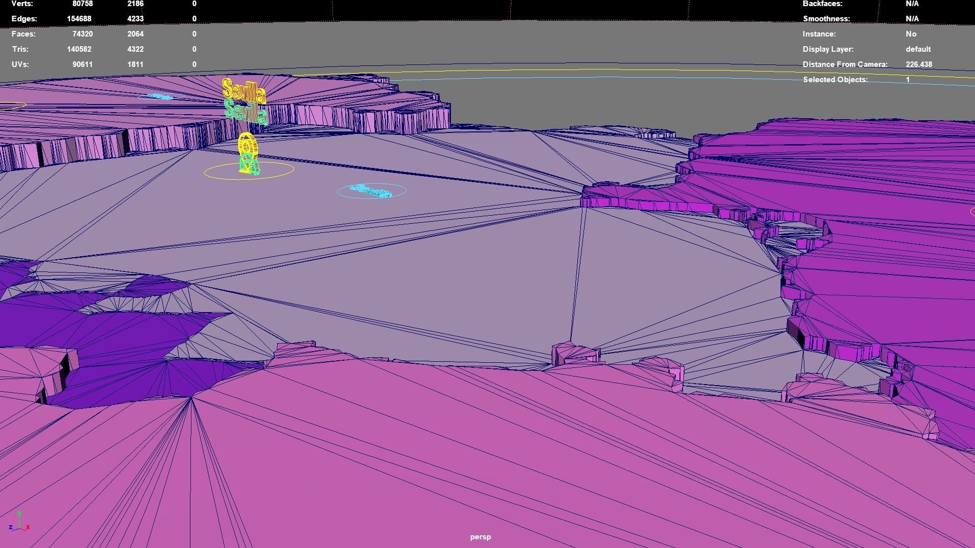 Andalusia Spain map region geography political geographic 3D model ...