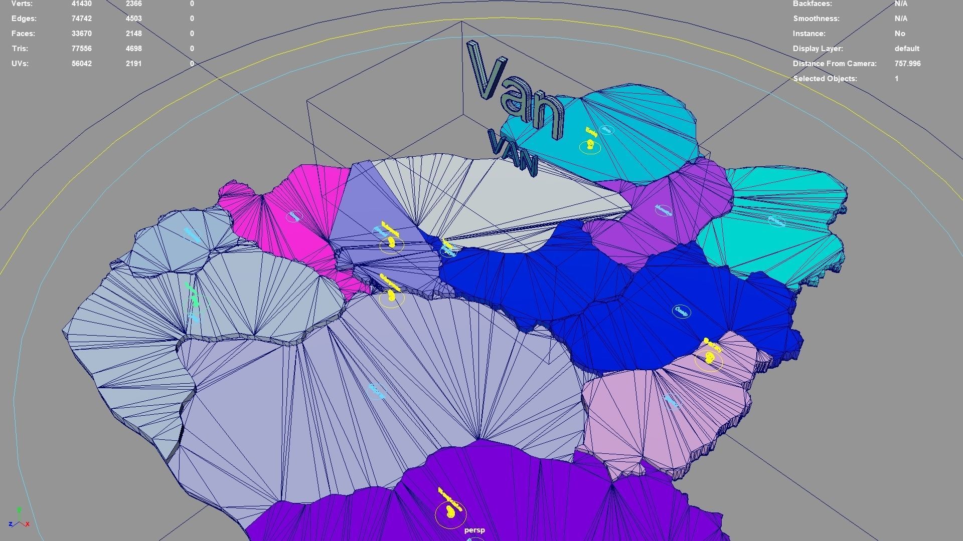 Van Eastern Anatolia Region Turkey map region geography 3D model rigged ...