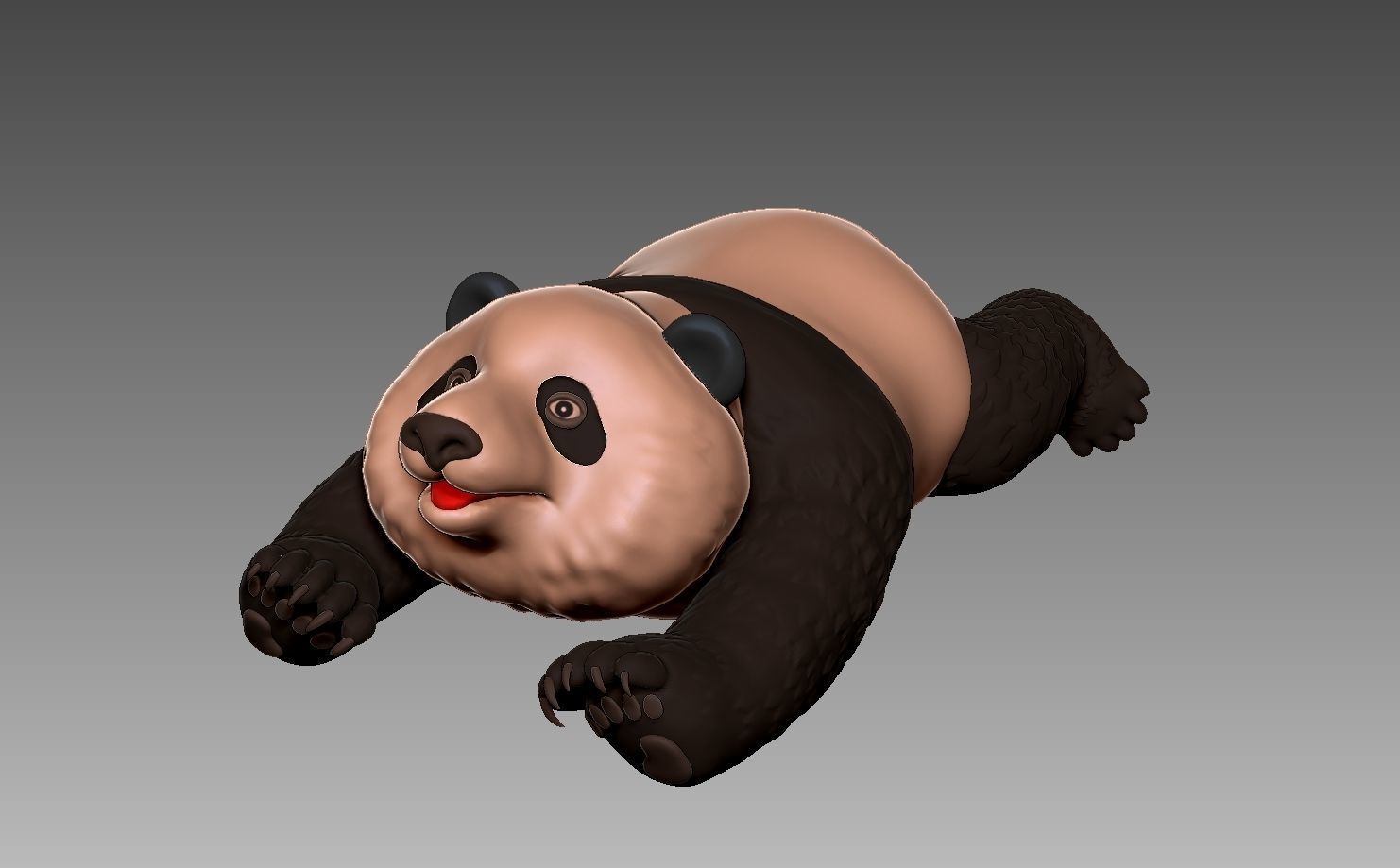 Panda 3D model B 3D model 3D printable | CGTrader