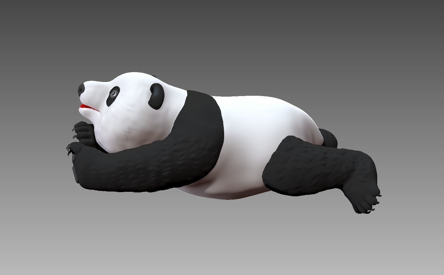 Panda 3D model B 3D model 3D printable | CGTrader