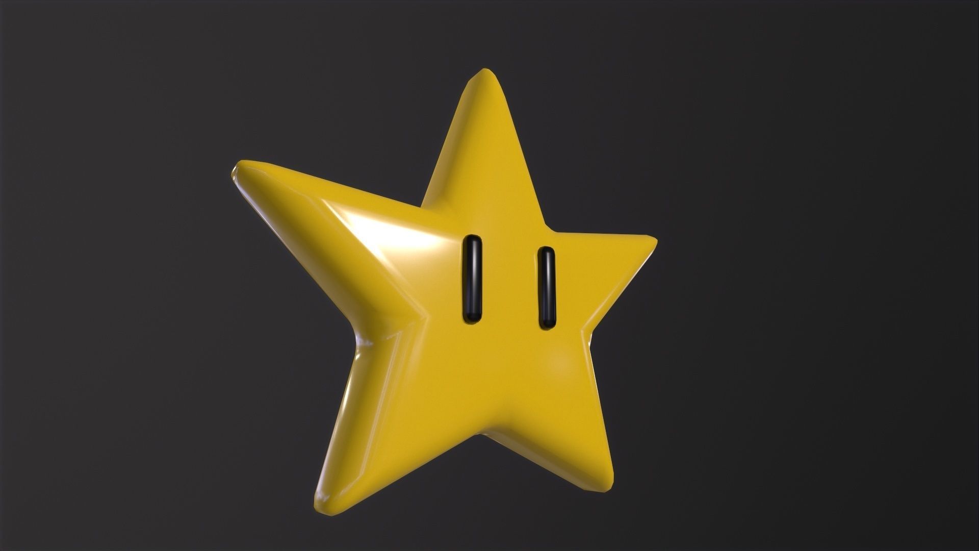3D model Mario Star 3D Model VR / AR / low-poly | CGTrader
