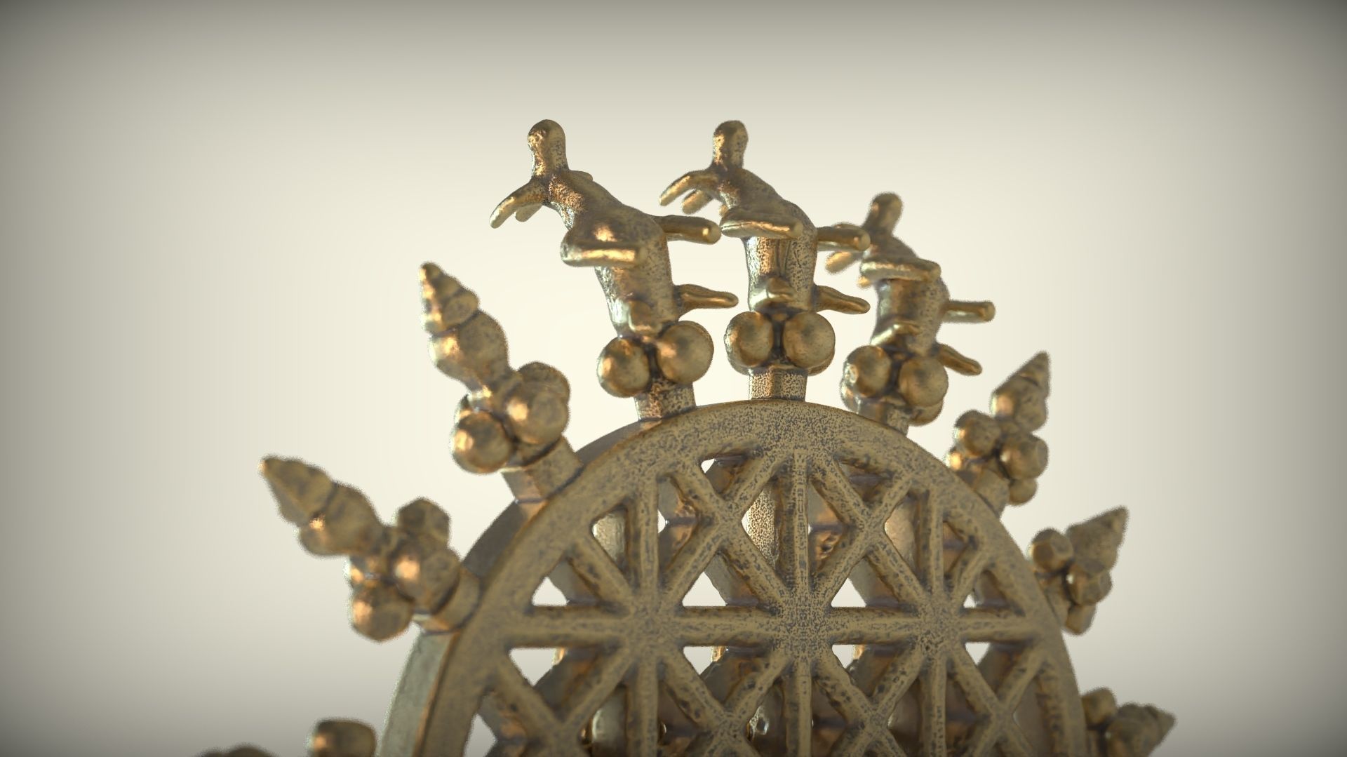 Hittite Sun Disc 3D model 3D printable | CGTrader