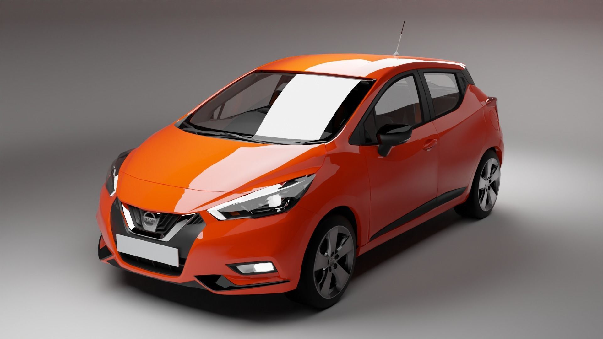 3D model Nissan micra VR / AR / low-poly | CGTrader