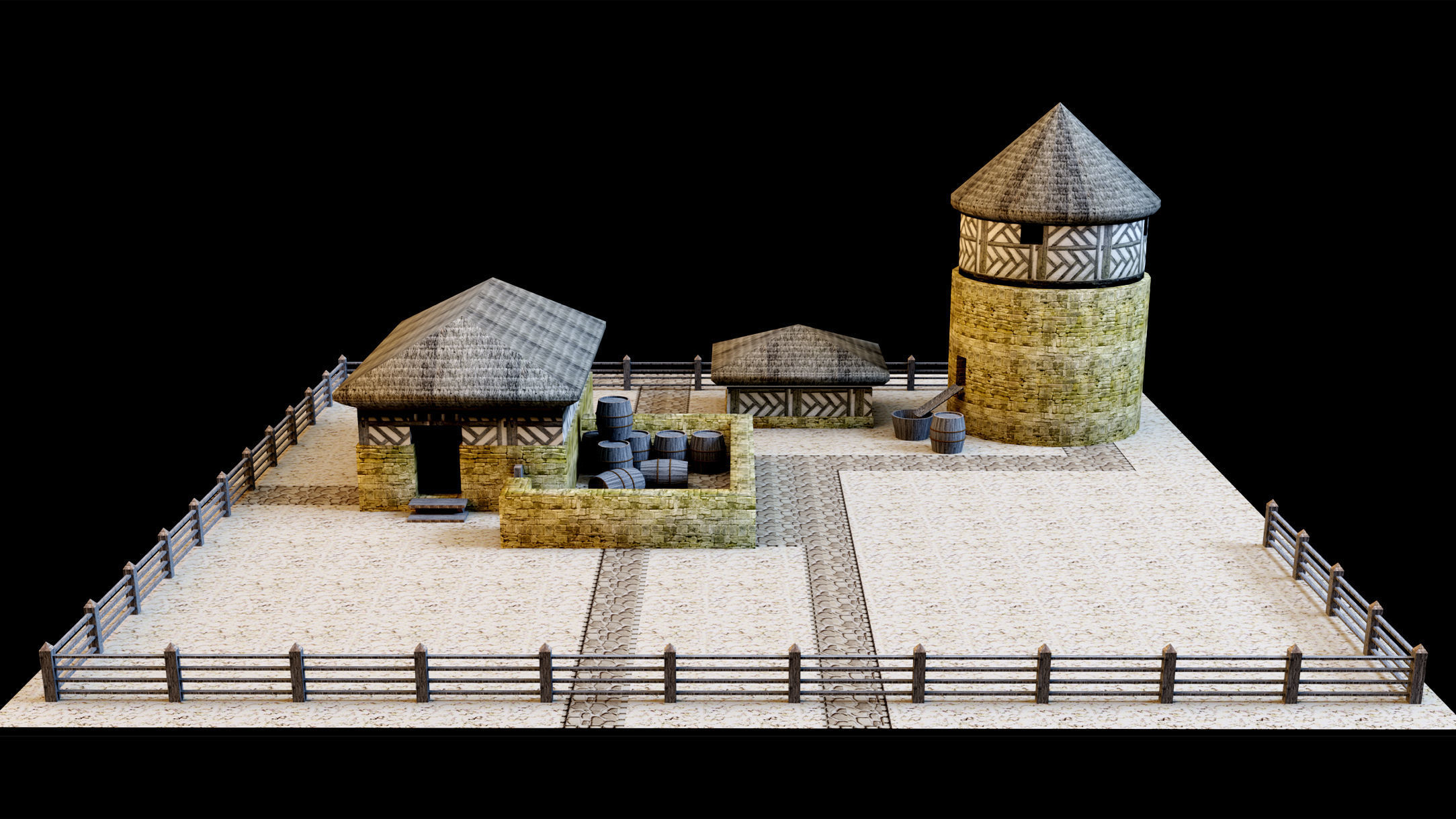 Farm- 3d Model 3D model | CGTrader