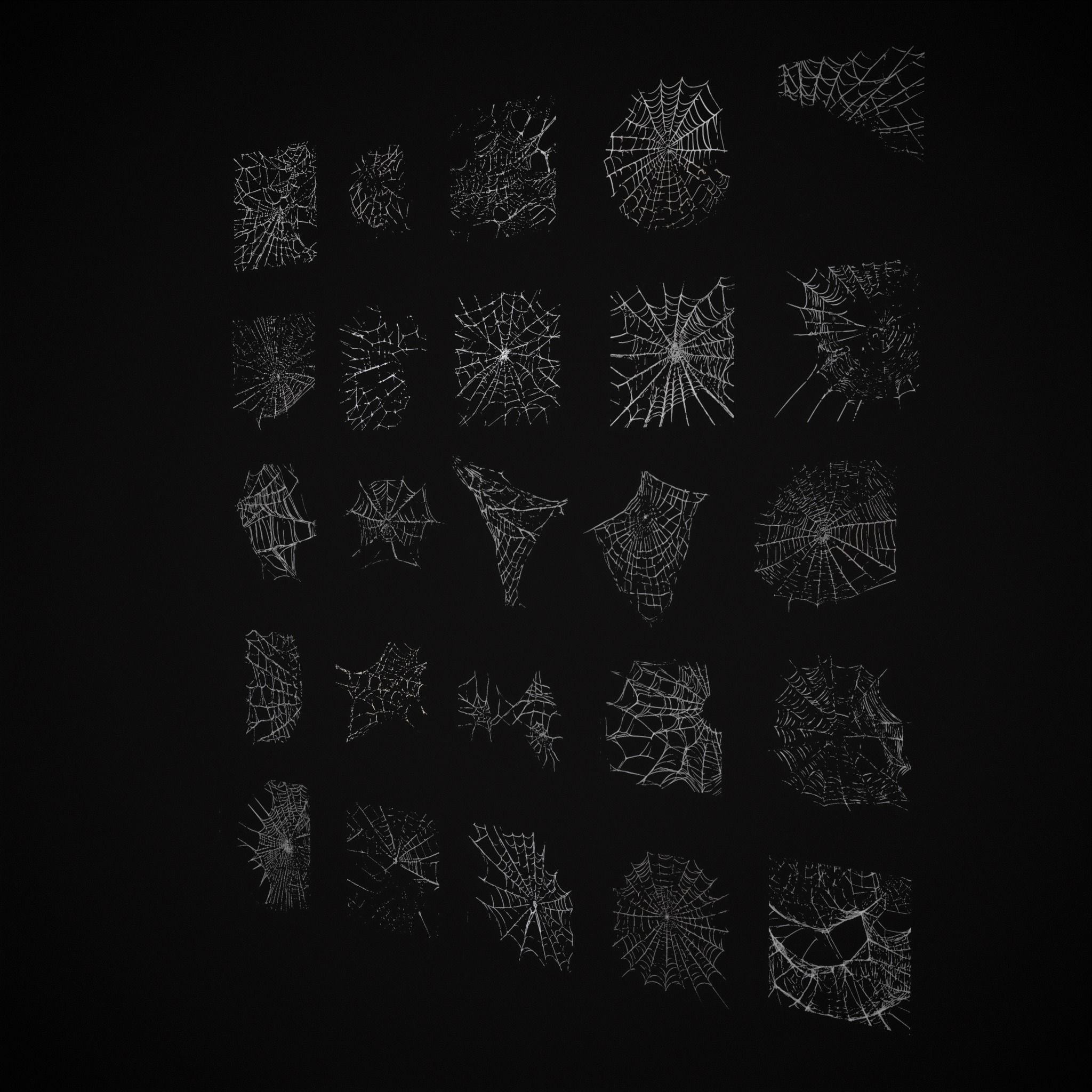 3D model Spider Webs Pack Three VR / AR / low-poly | CGTrader