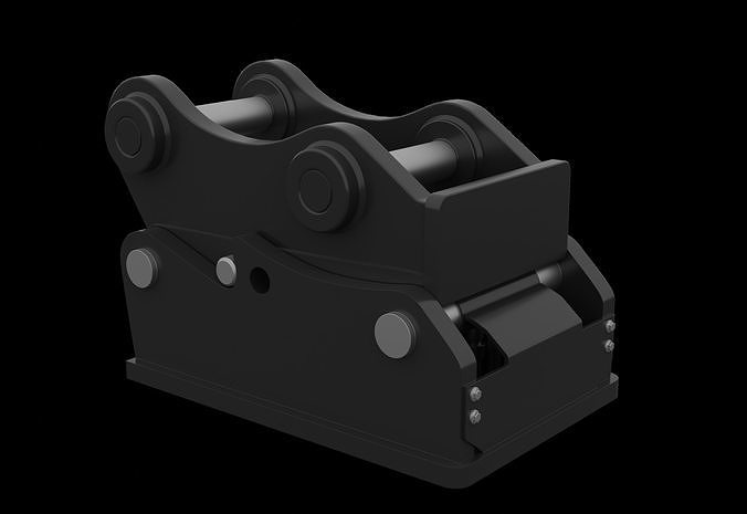Quick coupler 3D model | CGTrader