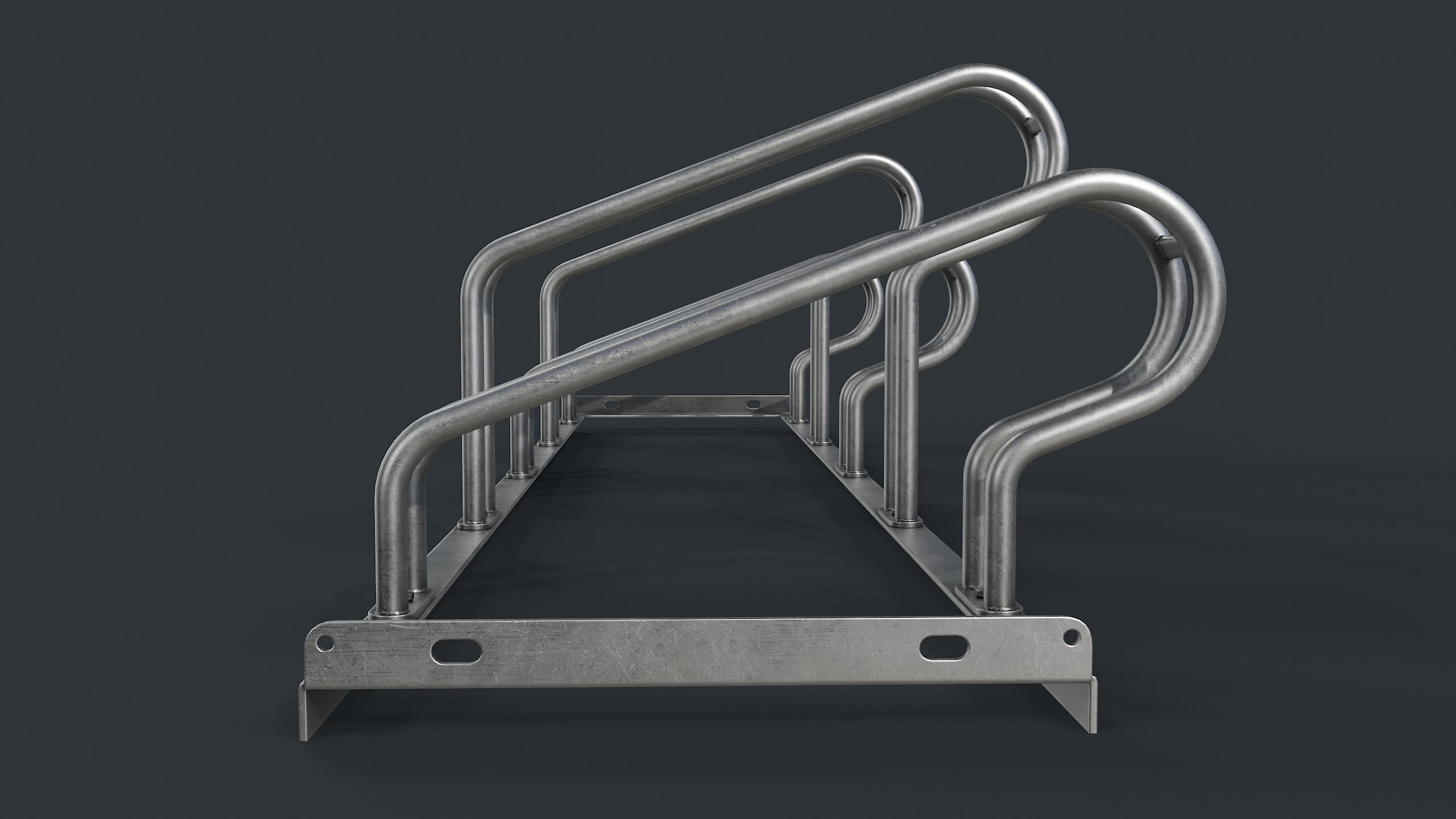 3D model Bike Rack 4 PBR Game Ready VR / AR / low-poly | CGTrader