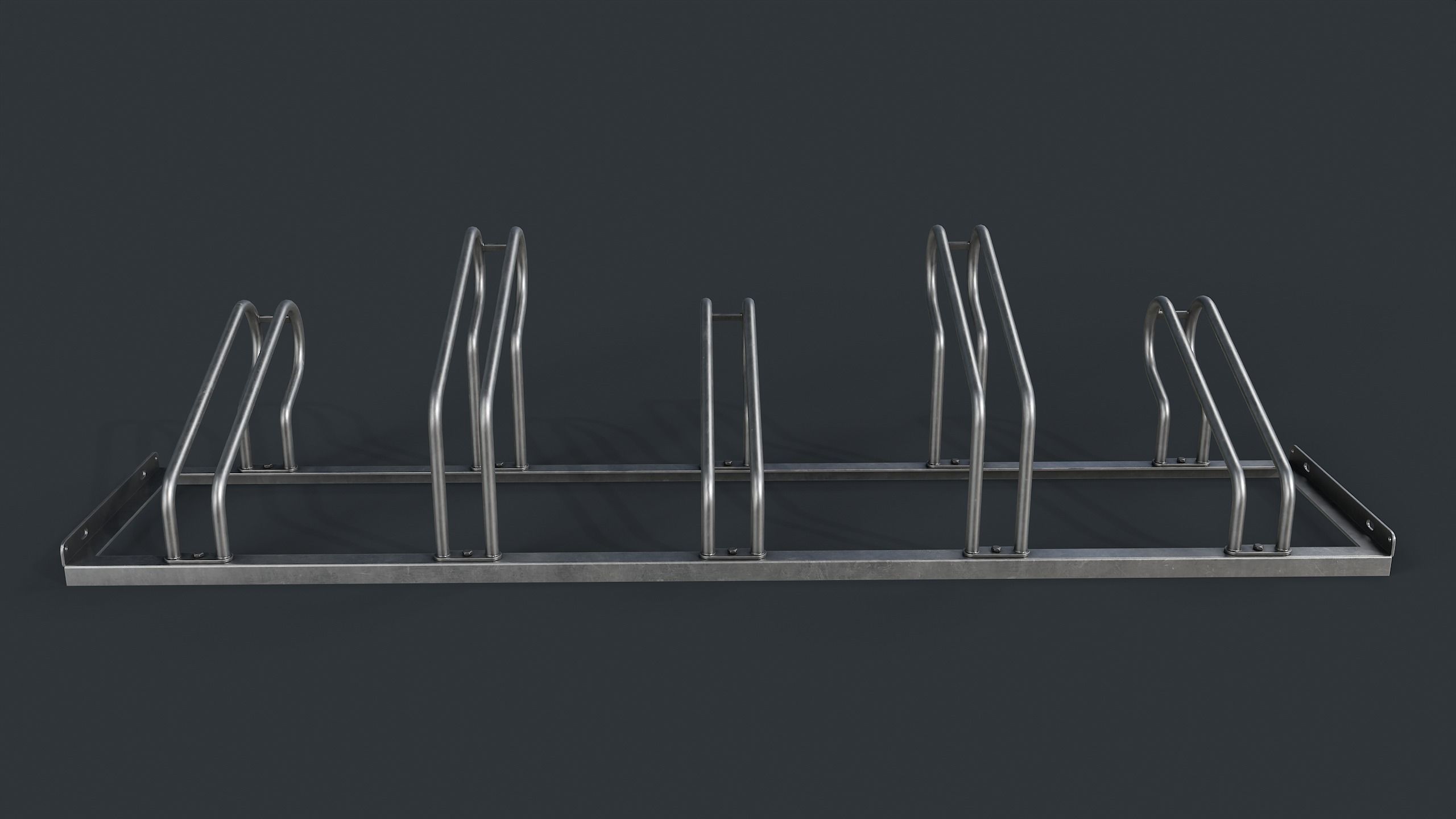 3D model Bike Rack 4 PBR Game Ready VR / AR / low-poly | CGTrader