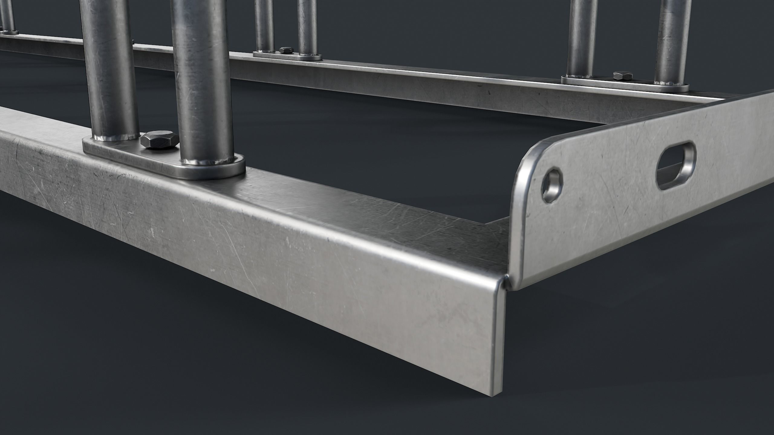 3D model Bike Rack 4 PBR Game Ready VR / AR / low-poly | CGTrader