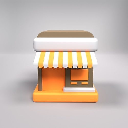 3D model Marketplace 3D icon AR VR Lowpoly Model game ready VR / AR ...