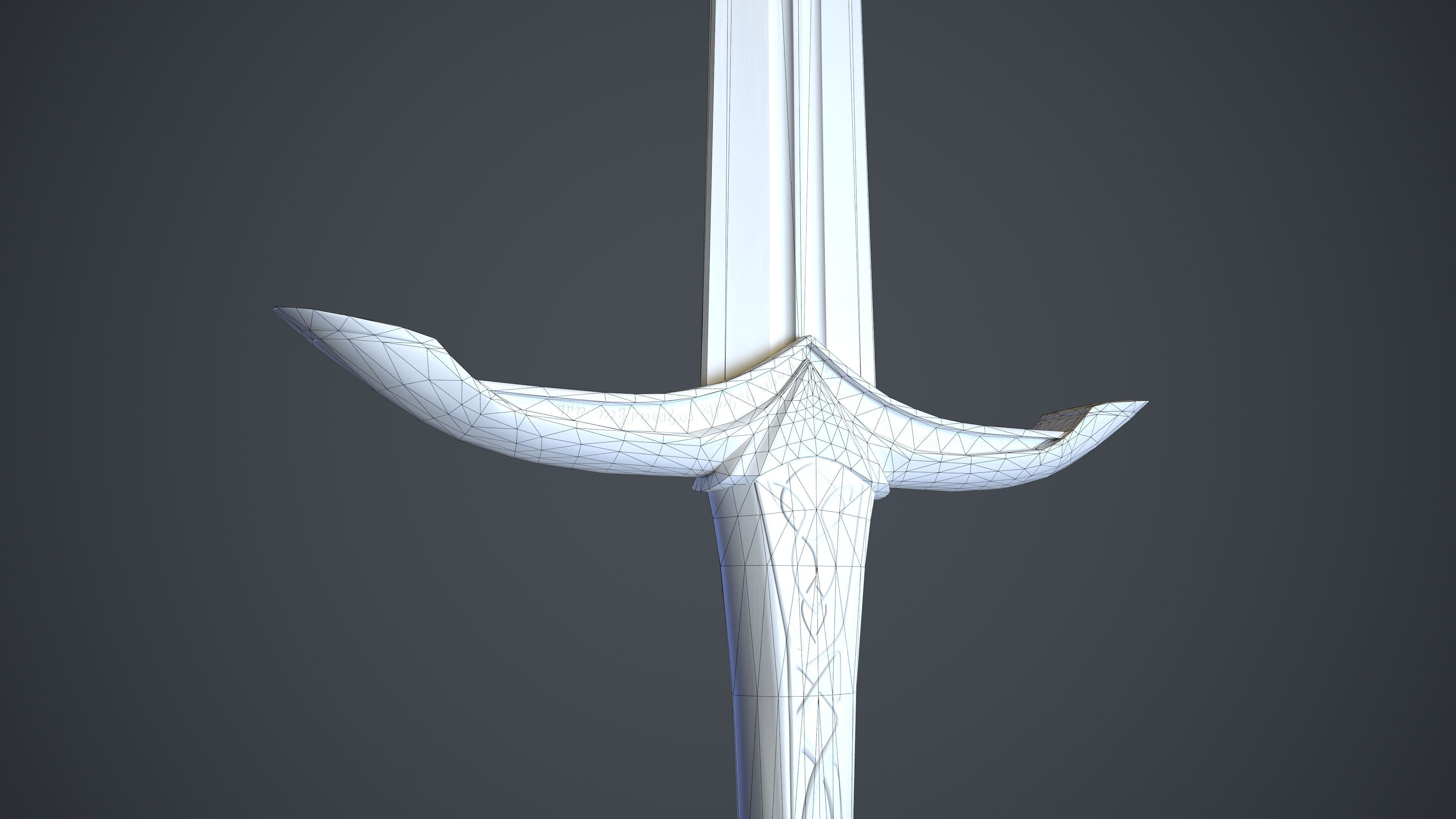 3D model Gurthang the Dark Elf Sword VR / AR / low-poly | CGTrader