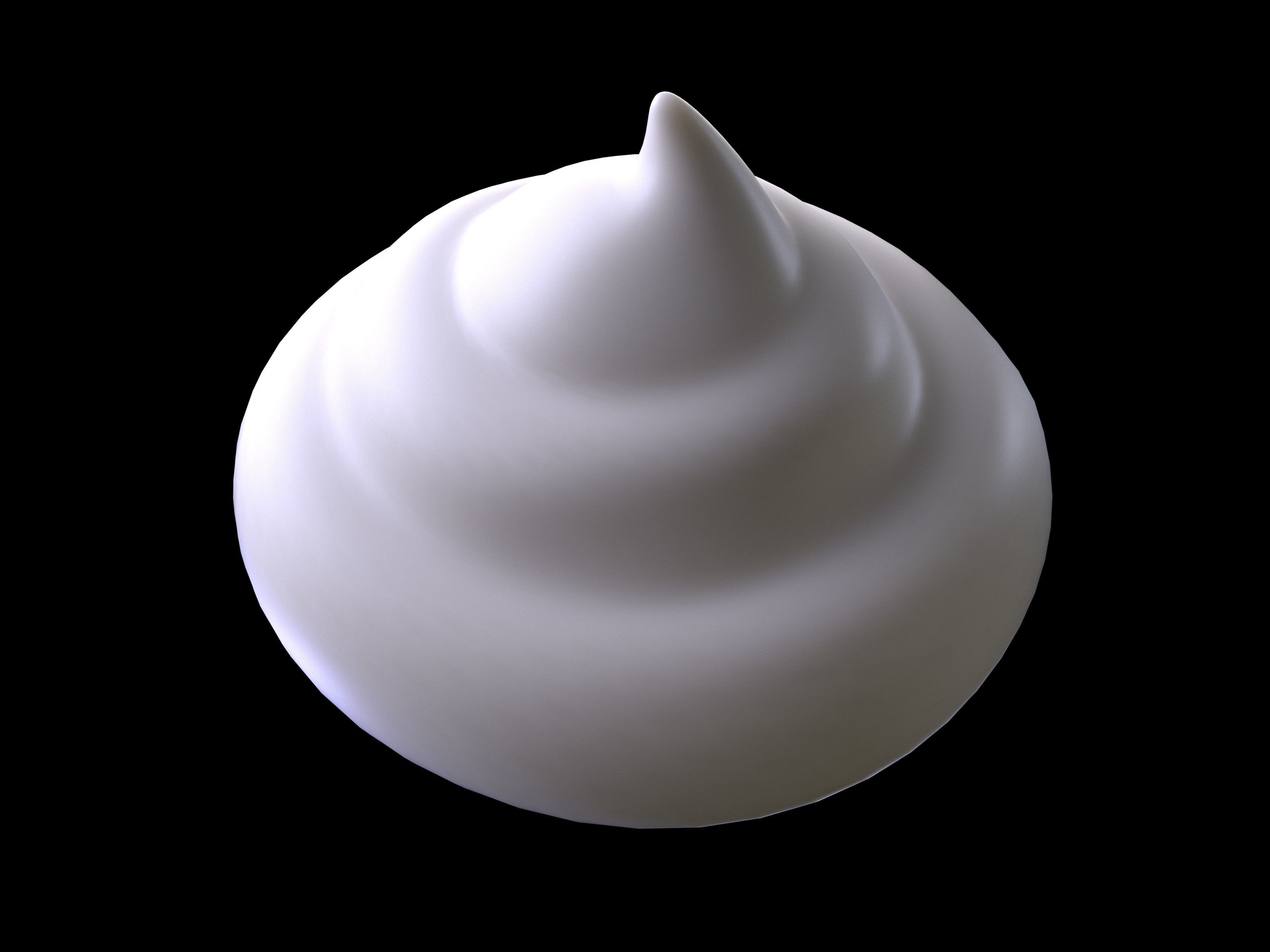 Whipped Cream 3D model | CGTrader