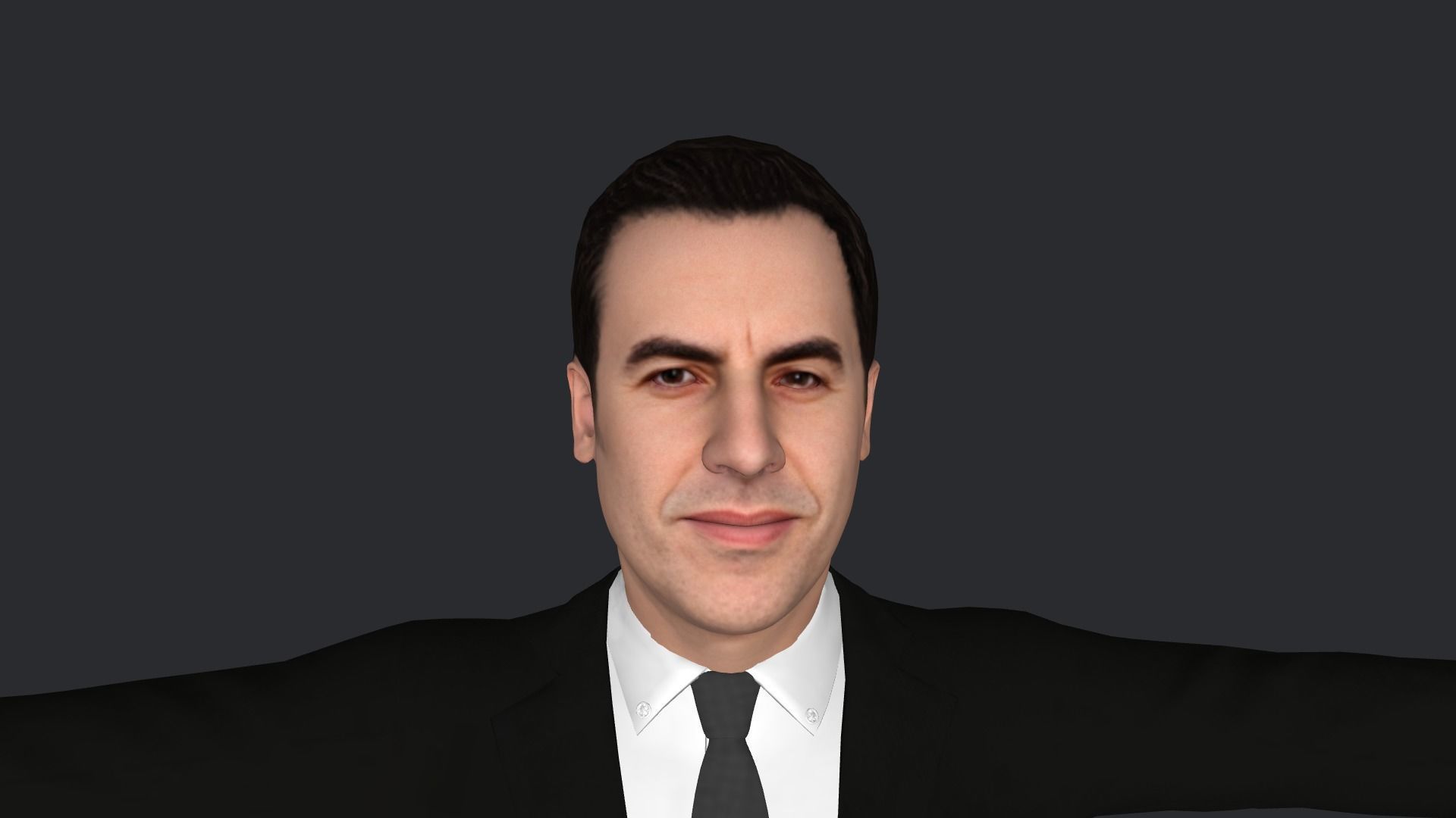 Sacha Baron Cohen Hyper Realistic Full Body Rigged Character 3D model ...