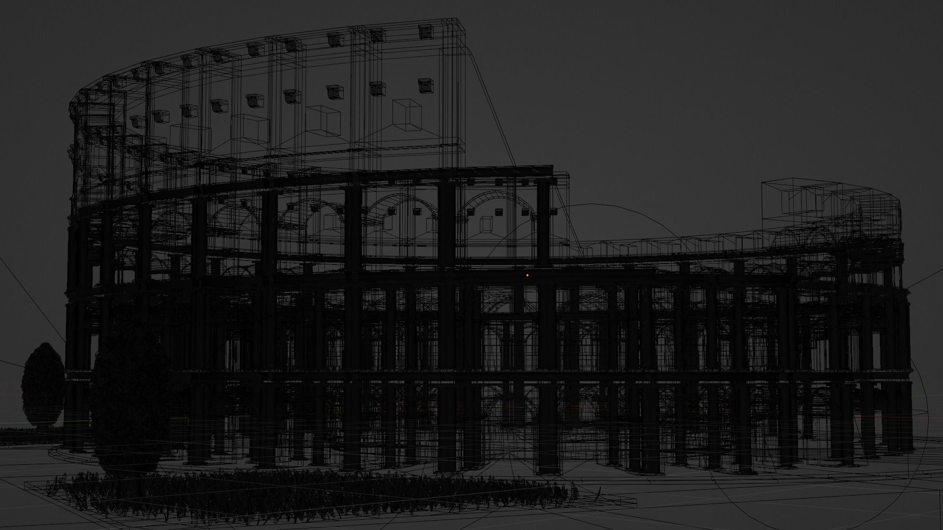 Colosseum Low-poly 3D model | CGTrader