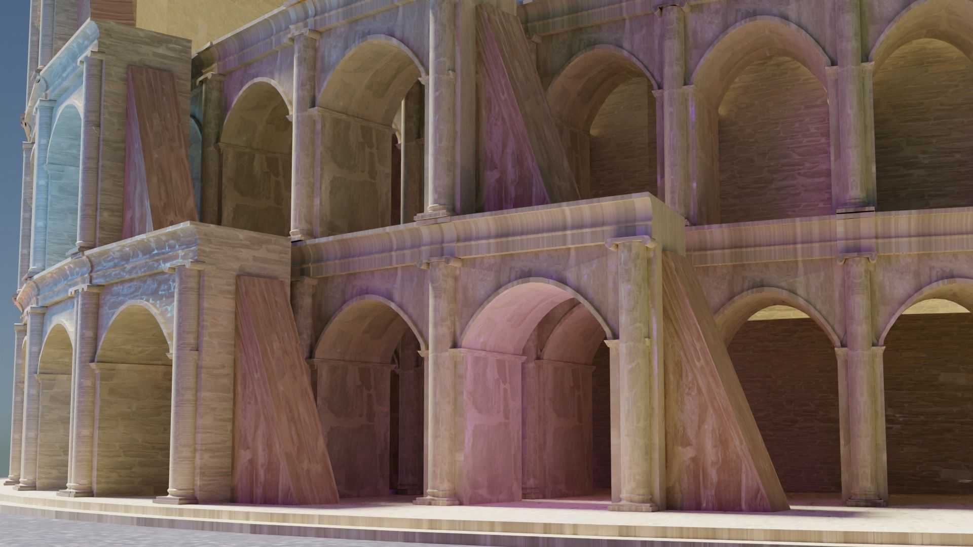 Colosseum Low-poly 3D model | CGTrader