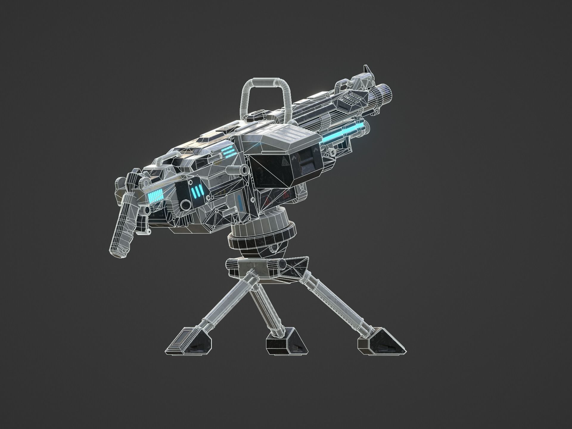 3D model Realistic Grenade Launcher GameReady VR / AR / low-poly | CGTrader