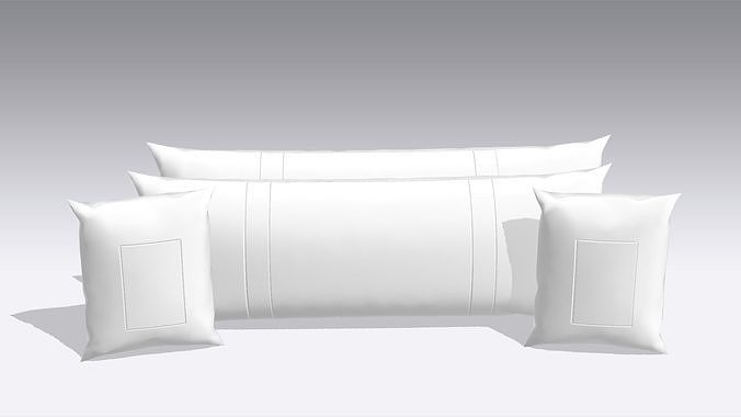 3D model Pillow VR / AR / low-poly | CGTrader