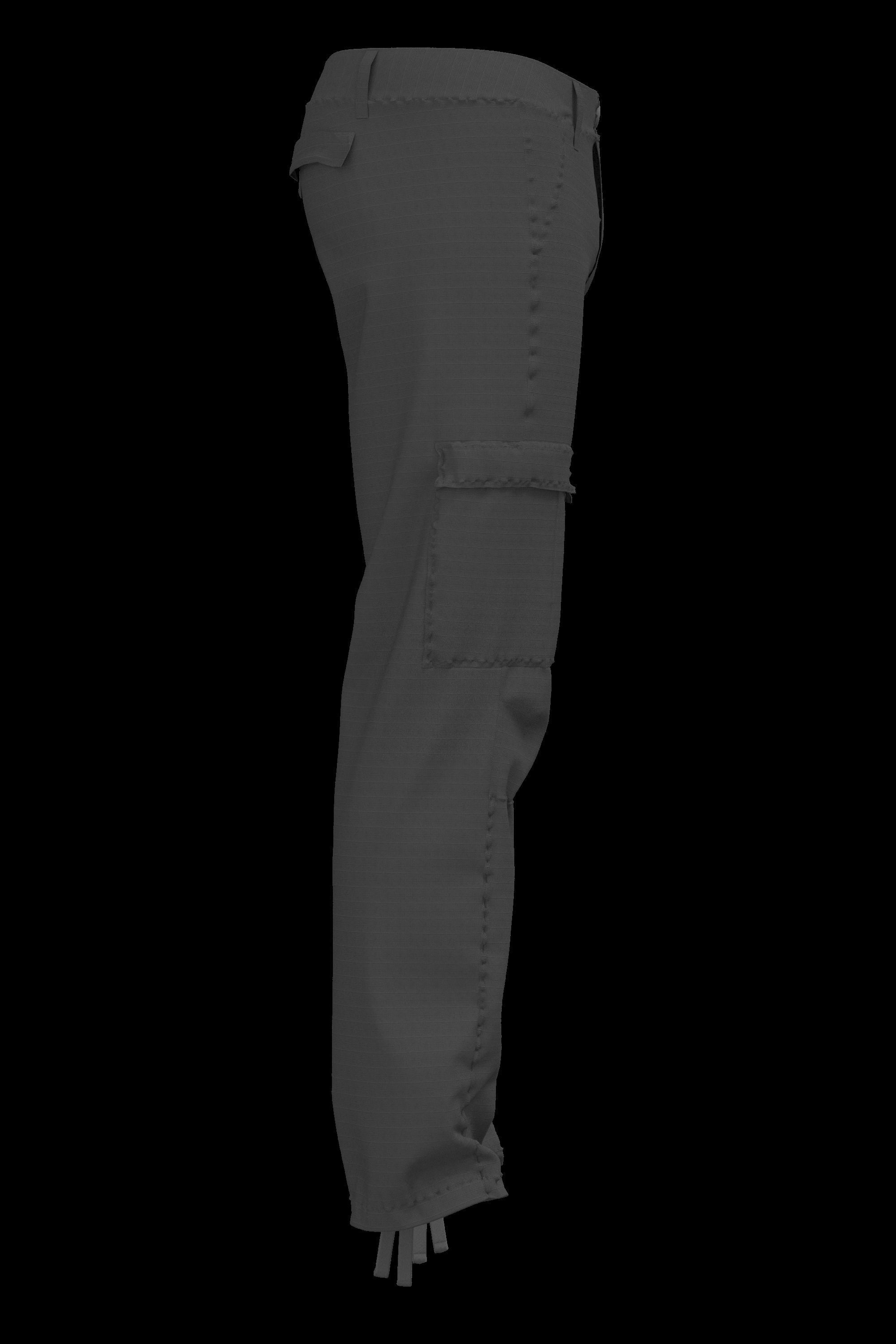 Male pant 3D model animated rigged | CGTrader