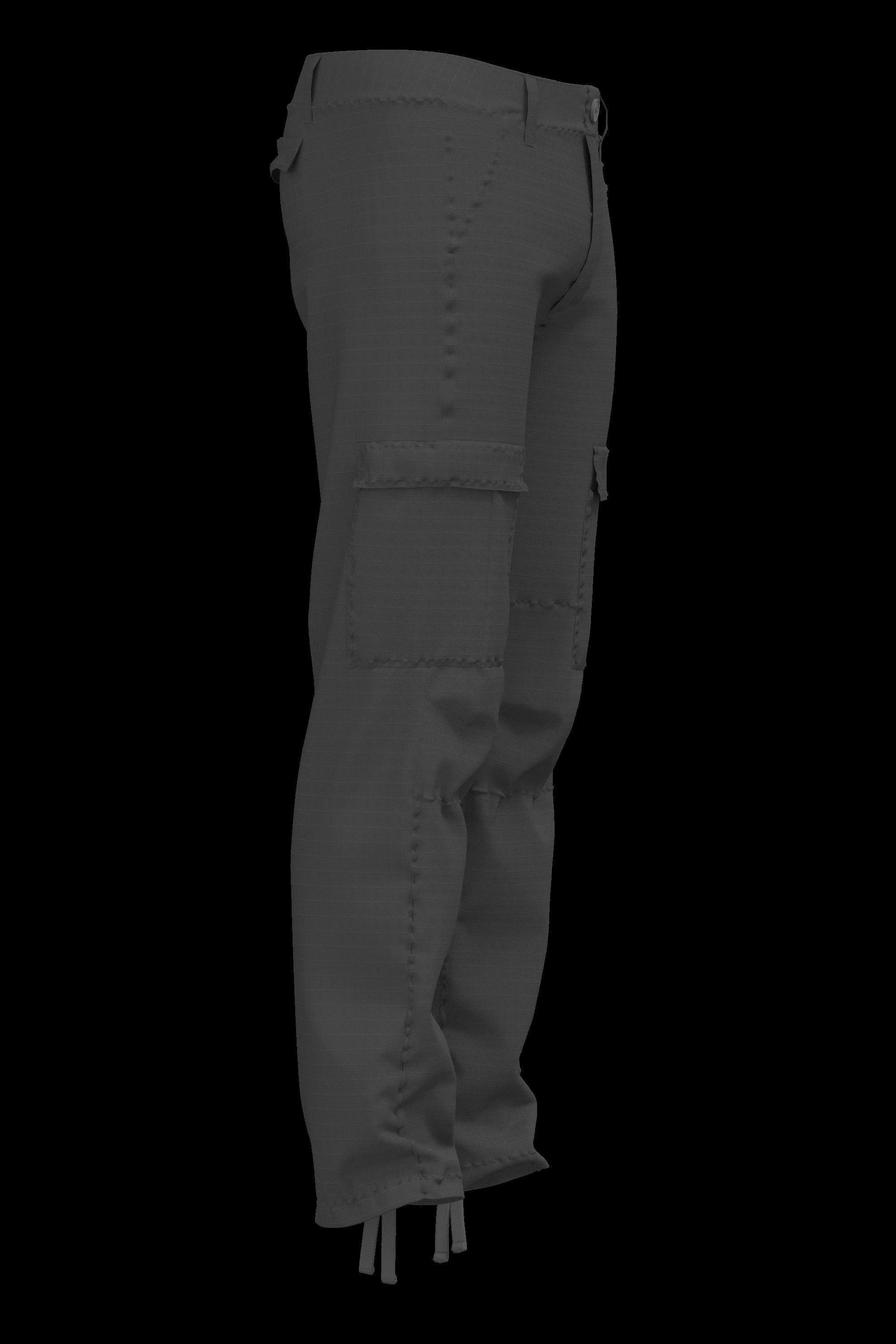 Male pant 3D model animated rigged | CGTrader