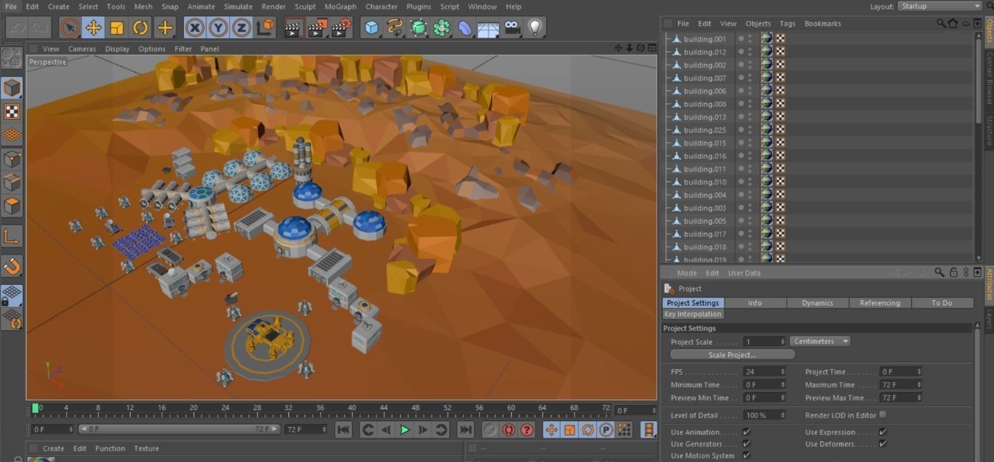 3D model Mars Station VR / AR / low-poly | CGTrader