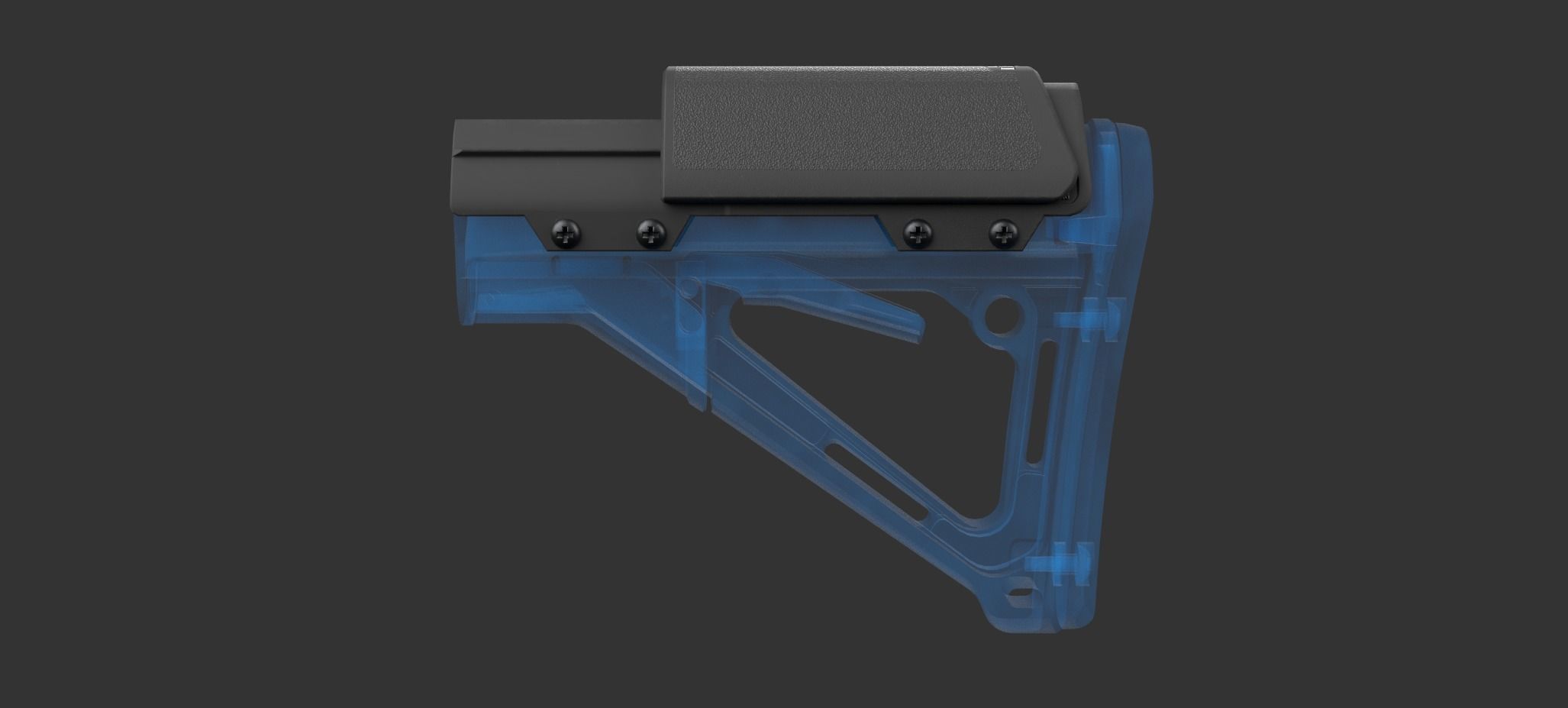 3D model Larue Tactical RISR Stock Riser Low Poly 3D Model VR / AR ...
