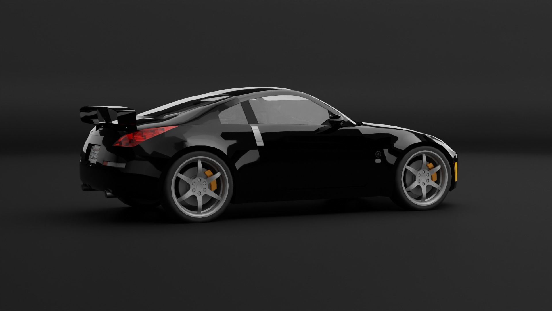 Nissan 350Z free VR / AR / low-poly 3D model | CGTrader