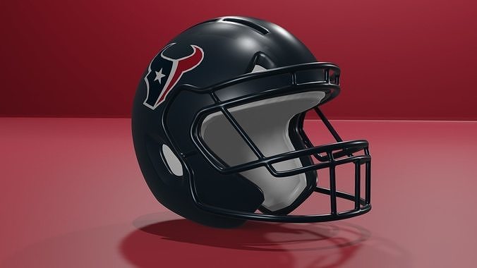 Houston Texans Football Helmet 3D model | CGTrader