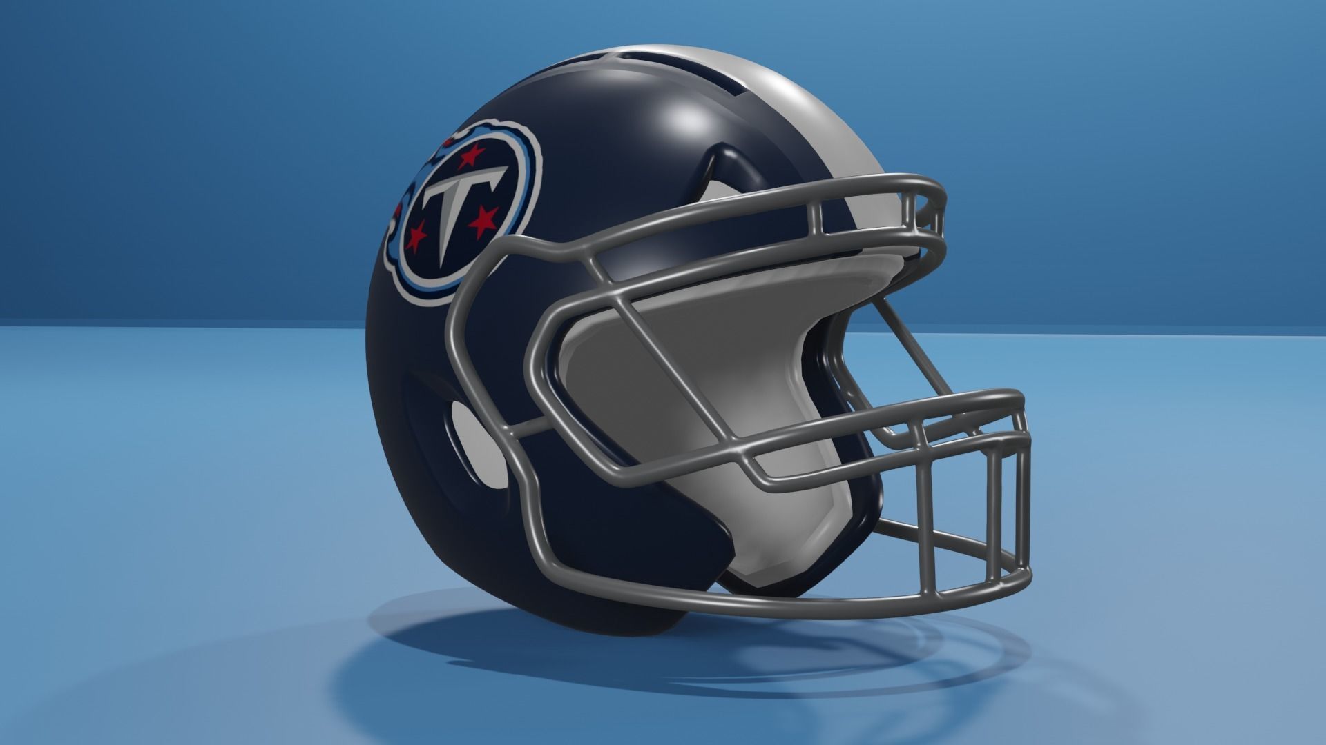 Tennessee Titans Football Helmet 3D model | CGTrader