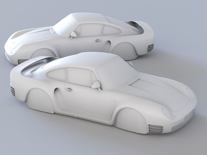 Porsche 959 3D printable 3D model 3D printable | CGTrader