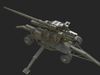 3D model Soviet KS30 130mm anti-aircraft gun Flak KS-30 VR / AR / low ...