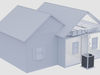 HVAC House Cutaway 3D model | CGTrader