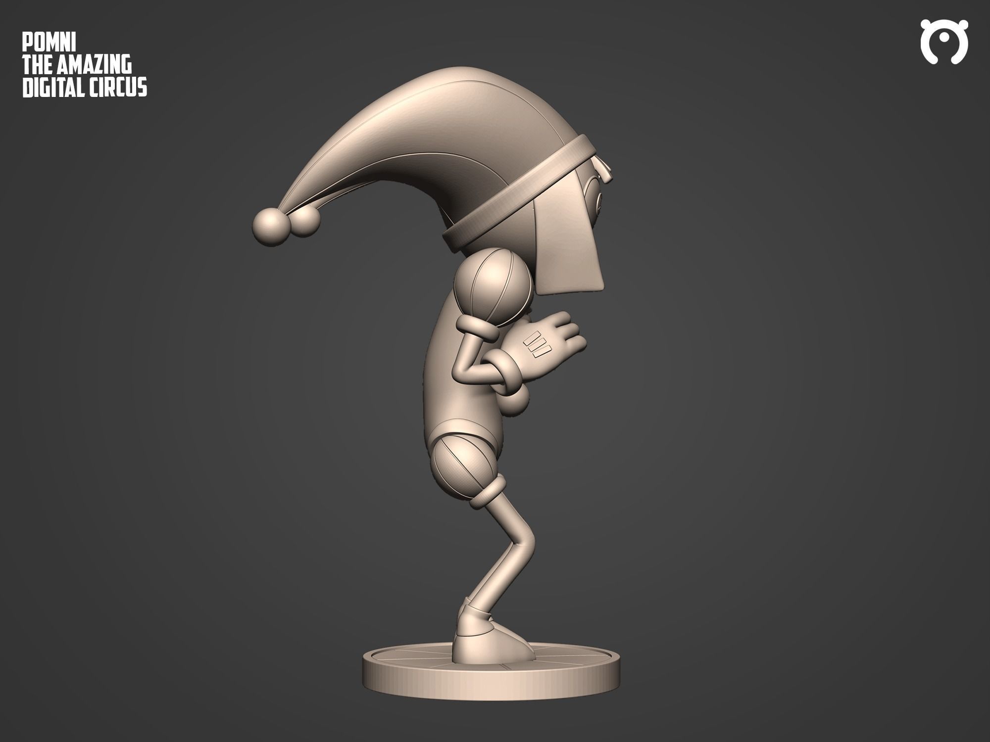 Pomni - The amazing digital circus 3D model 3D printable | CGTrader