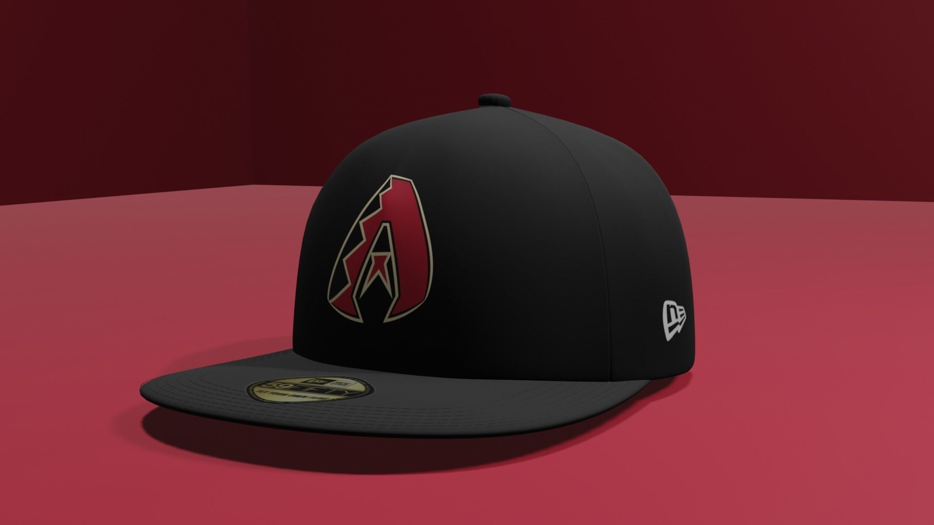 Arizona Diamondbacks Baseball Hat 3D model | CGTrader
