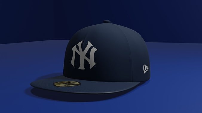 New York Yankees Baseball Hat 3D model | CGTrader