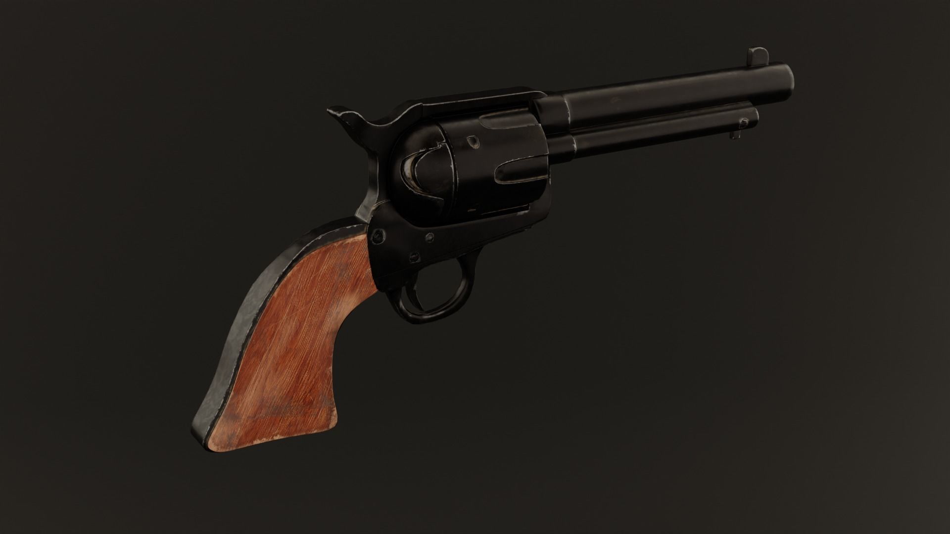 3D model Revolver VR / AR / low-poly | CGTrader